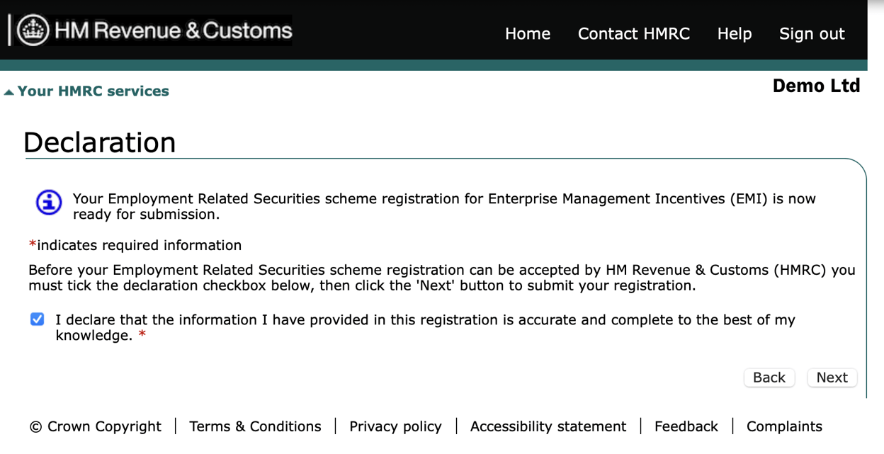How do I register an EMI Scheme with HMRC?