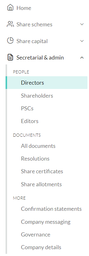 How do I add a director on the platform?