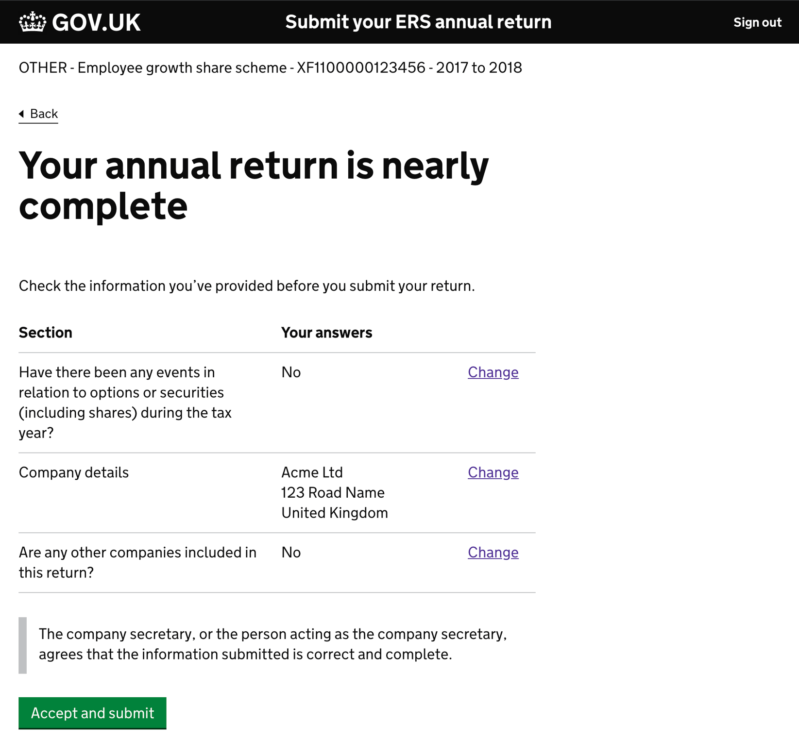 How do I submit a nil return to HMRC for unapproved options and growth ...