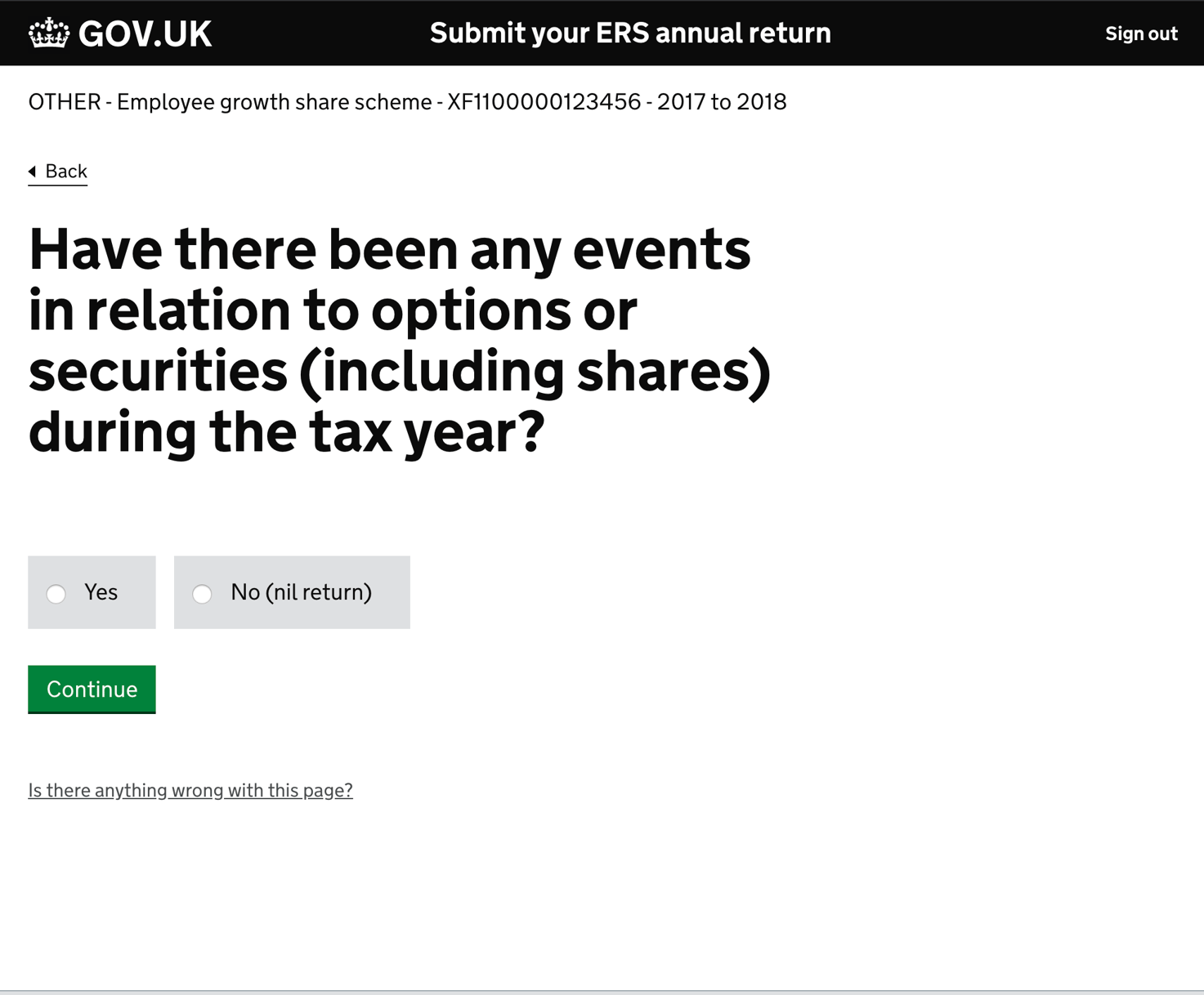 How do I submit a nil return to HMRC for unapproved options and growth ...