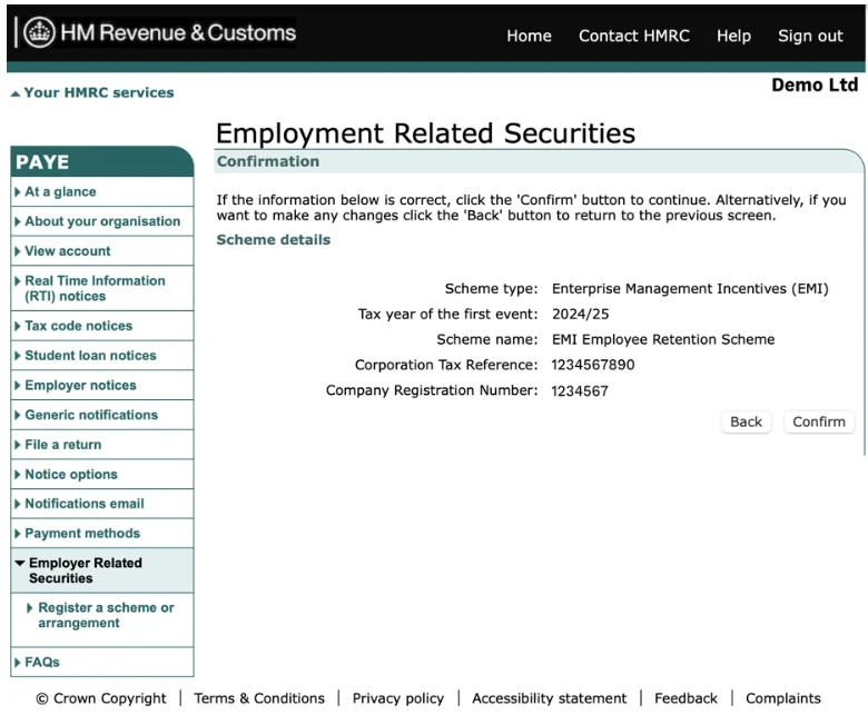 Submitting Your EMI Initial Notification