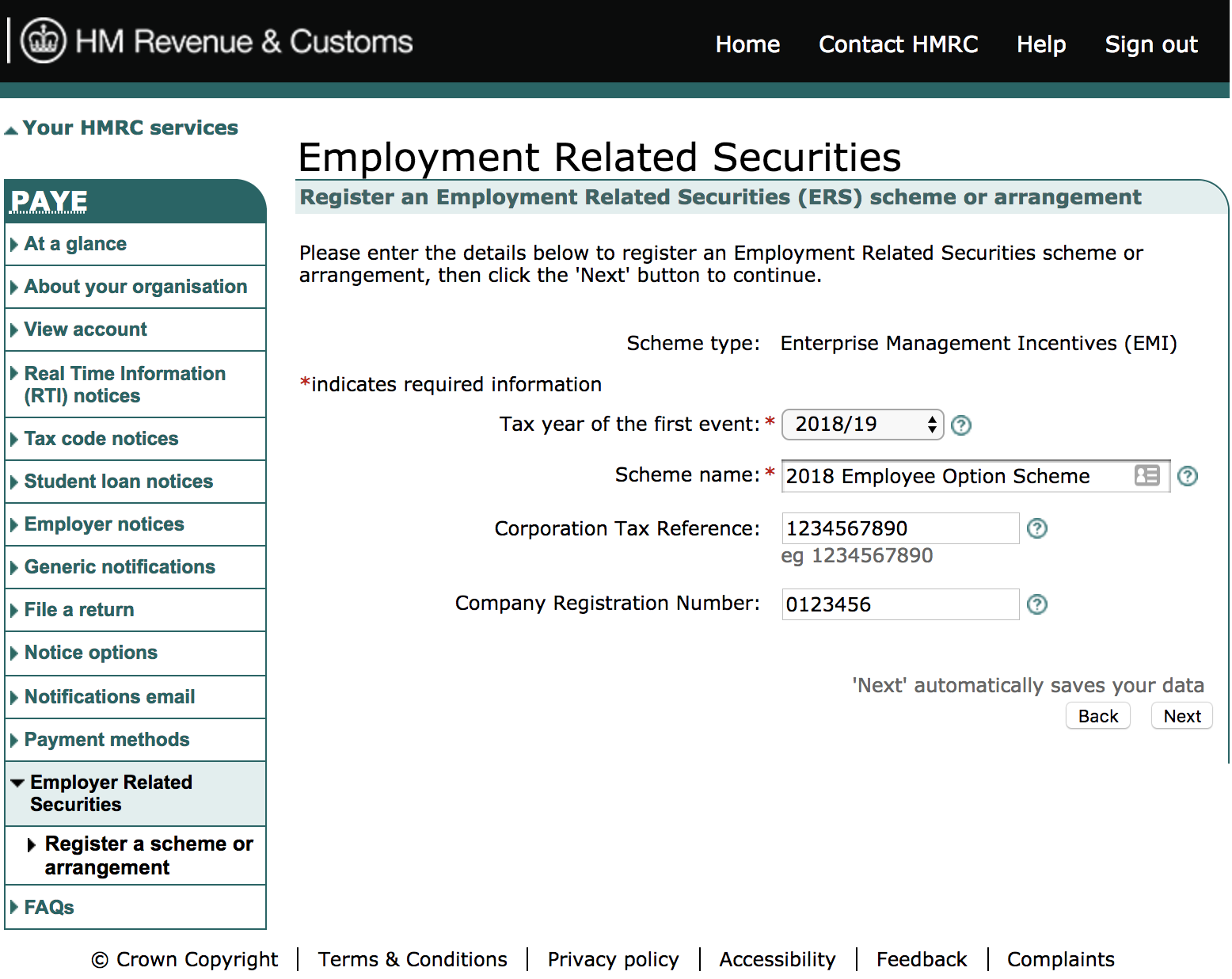 How do I register an EMI Scheme with HMRC?
